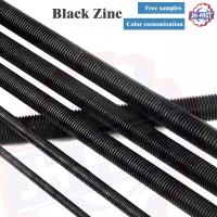 China Threaded Rod A325 Black Zinc Finish 3/8 to 25mm Lengths for Industrial Fastening for sale