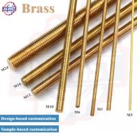 China Metric Threaded Rods Brass Carbon Stainless Steel M6 M8 M10 Durable Fasteners for sale