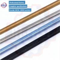 China Metric Threaded Rods Brass Carbon Stainless Steel M6 M8 M10 Durable Fasteners for sale