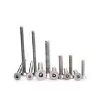 China Metric M3 M8 304 Stainless Steel Hexagon Socket Flat Head Machine Screws for sale