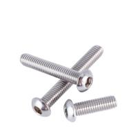 China Stainless Steel Hex Socket Button Head Cap Machine Screws with ISO9001 2015 Certificate for sale