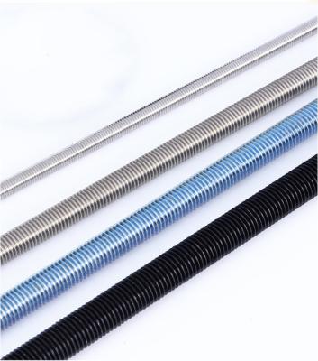 China Customized Black Zinc Plated Steel Threaded Rods Metric M6 M8 M10 ISO9001 for sale