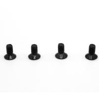 China M4 14mm Black Oxide Flat Countersunk Head Steel Metric Mini Torx Screws for sale