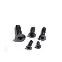 China M4 14mm Black Oxide Flat Countersunk Head Steel Metric Mini Torx Screws for sale