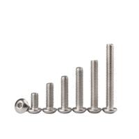 China OEM Customized ISO 7380 Stainless Steel M4 M5 M6 M8 M10 Hex Socket Button Head Screw for sale