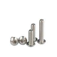 China OEM Customized ISO 7380 Stainless Steel M4 M5 M6 M8 M10 Hex Socket Button Head Screw for sale