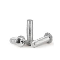China OEM Customized ISO 7380 Stainless Steel M4 M5 M6 M8 M10 Hex Socket Button Head Screw for sale