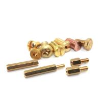 China DIN Flat Hex Pan Head Brass Machine Screw Black Oxide Finish Steel SUS304 for sale