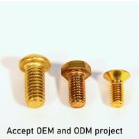 China DIN Flat Hex Pan Head Brass Machine Screw Black Oxide Finish Steel SUS304 for sale