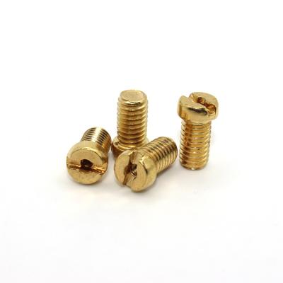 China Custom M2 M3 M4 M5 M6 M8 Brass Flat Head Machine Screw DIN Standard Steel Stainless Steel for sale
