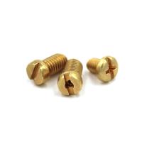 China Custom M2 M3 M4 M5 M6 M8 Brass Flat Head Machine Screw DIN Standard Steel Stainless Steel for sale