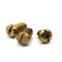 China Custom M2 M3 M4 M5 M6 M8 Brass Flat Head Machine Screw DIN Standard Steel Stainless Steel for sale