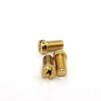 China Custom M2 M3 M4 M5 M6 M8 Brass Flat Head Machine Screw DIN Standard Steel Stainless Steel for sale