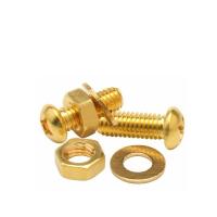 China DIN 7985 M3 M4 M5 M6 M8 Brass Phillips Pan Head Screws Cross Recessed ISO9001 for sale