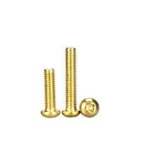 China DIN 7985 M3 M4 M5 M6 M8 Brass Phillips Pan Head Screws Cross Recessed ISO9001 for sale