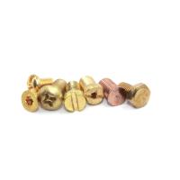 China DIN 7985 M3 M4 M5 M6 M8 Brass Phillips Pan Head Screws Cross Recessed ISO9001 for sale
