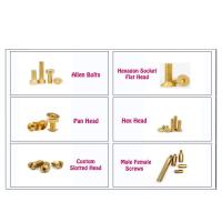 China M2 M6 Hex Socket Flat Countersunk Head Screws Brass Stainless Steel Furniture Screws for sale