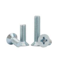China DIN Standard Flat Head Cross Recessed Screws Carbon Steel Stainless Steel M2 M3 M4 M5 M6 for sale