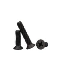 China DIN Standard Flat Head Cross Recessed Screws Carbon Steel Stainless Steel M2 M3 M4 M5 M6 for sale