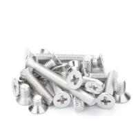 China DIN Standard Flat Head Cross Recessed Screws Carbon Steel Stainless Steel M2 M3 M4 M5 M6 for sale