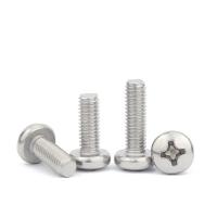 China Stainless Steel 304 Phillips Pan Head Machine Screw M2 M3 M4 M5 M6 M8 Cross Recessed for sale