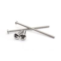 China Stainless Steel 304 Phillips Pan Head Machine Screw M2 M3 M4 M5 M6 M8 Cross Recessed for sale