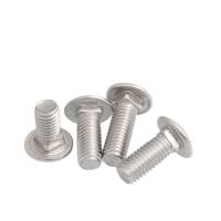 China SS304 Stainless Steel Carriage Bolts M3 to M10 with ISO9001 2015 Certificate for sale