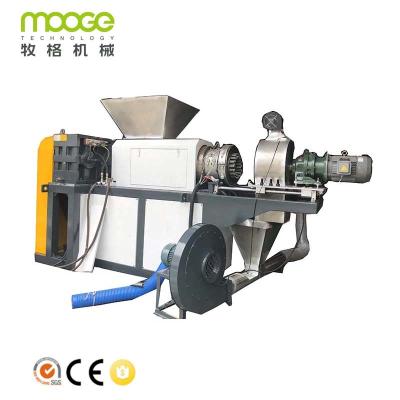 China Plastic Film Dewatering Extruder Machine 1000kg/H Capacity with 350mm Screw for PP Woven Bag Recycling for sale