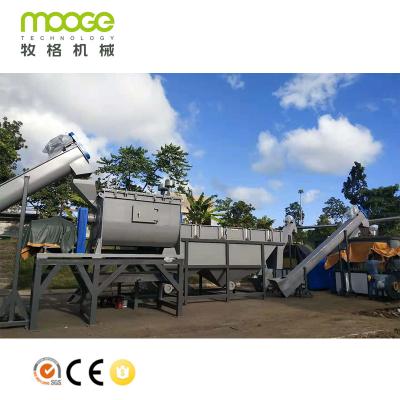 China PE PP Plastic Film Recycling Machine 300-1000 kg/hr Capacity with SUS304 Construction for Waste Film Bag Processing for sale