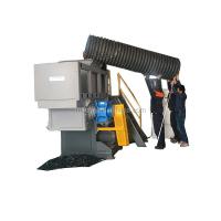 China VSG Series Single Shaft Plastic Shredder 300-1000kg/H Capacity with 22-55KW Motor Power for sale