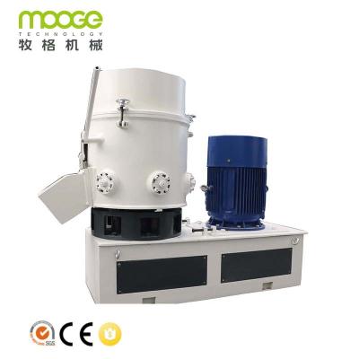 China HDPE Plastic Film Agglomerator 1000KG/H PET Granulator with PLC Control and 37-110KW Power Range for sale