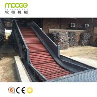 China Heavy Duty Plastic Bottle Film Conveyor Belt with Carbon Steel Frame and Custom Motor Options for Industrial Manufacturing for sale