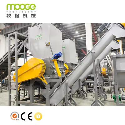 China PET Bottle Washing Line 1000kg/h Plastic Recycling Crushing Machine Shredder for sale