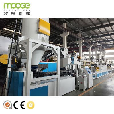 China PLC Automated PET Strapping Line with 50-200 kg/h Capacity and Recycled Material Integration for Industrial Packaging for sale