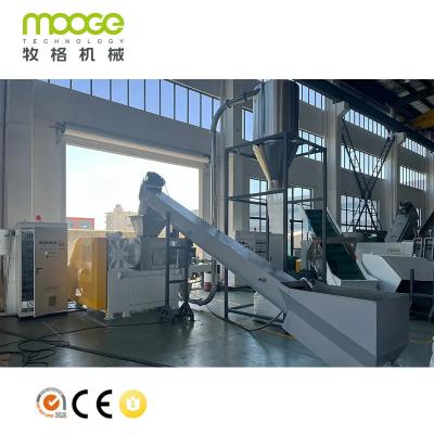 China Soft PP PE Film Plastic Recycling Agglomerator Machine with 300-800KG/H Capacity and 250-350mm Screw Diameter for sale