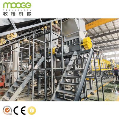 China PE PP Film Washing Recycling Line 300-1000kg/h Plastic Crushing Machine for sale