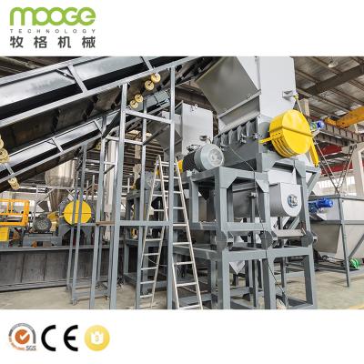 China PP Woven Bag Washing PE Agricultural Film Plastic Recycling Line 500kg/h for sale