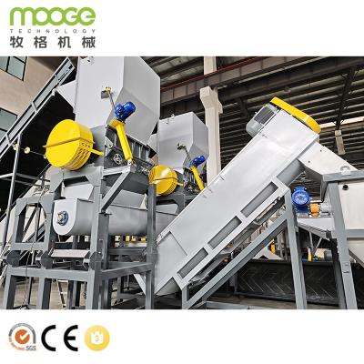 China Soft Waste Bag Crushing PP PE Plastic Film Washing Recycling Line 500kg/h for sale