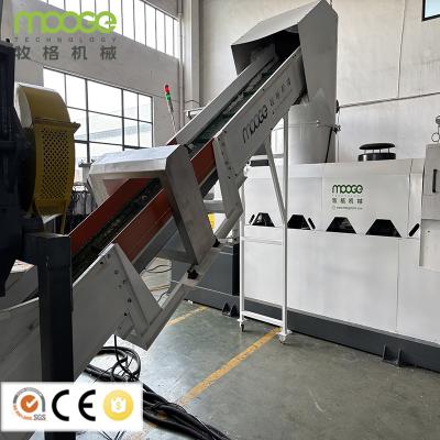 China Automatic PP PE Plastic Film Granulator Machine 150-200 kg/h Double Stage Extruder for sale