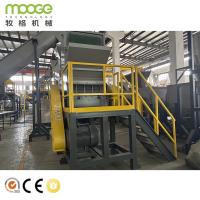 China 304 Stainless Steel Plastic Recycling Washing Line 60 Kw ABB Frequency 500-2000 Kg/h for sale