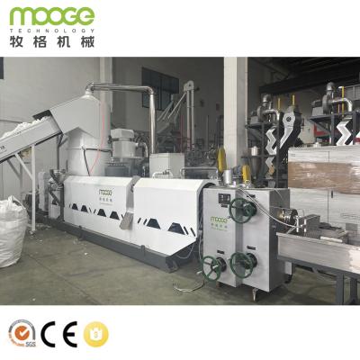 China Waste Fiber PET Recycling Granulating Machine with Strand Cutting System for sale