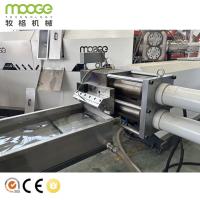 China Rigid Plastic Double Stage Strand Pelletizing Line for HDPE PP ABS PS Recycling for sale