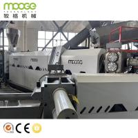 China Rigid Plastic Double Stage Strand Pelletizing Line for HDPE PP ABS PS Recycling for sale