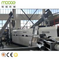 China Rigid Plastic Double Stage Strand Pelletizing Line for HDPE PP ABS PS Recycling for sale
