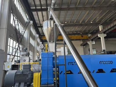 China Recycled Waste PP PE Rigid Plastic Scraps Flakes Extrusion Pelletizing Line Hard Plastic Greanules for sale
