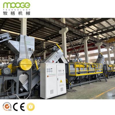 China Automatic PP PE LDPE Plastic Film Recycling Line Waste Film Crushing Washing Drying Machine for sale