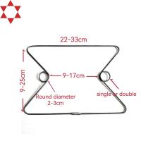 China Factory Wholesale China Mattress Frame Edge Support Spring 4.8mm Butterfly Spring for Furniture for sale