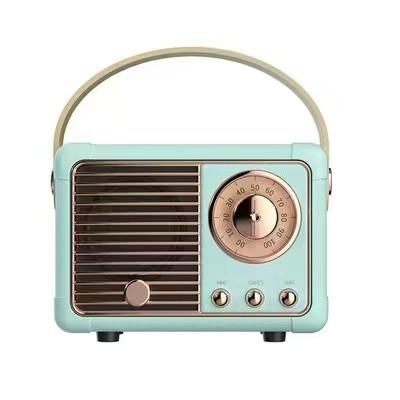 China Retro Mini Bluetooth Speaker Compact Small Bluetooth Speaker Wireless With Hands Free Answering for sale