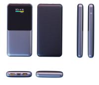 China 10000mAh Large Capacity Battery Pack , Super Fast Charging Power Bank With Data Display for sale