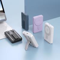 China ABS Magnetic Wireless Mini Power Bank 10000mAh For Huawei / IPhones Mobilephone for sale